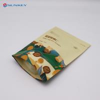 China Heat Sealed Protein Powder Ziplockk Packaging Bag Snack Nuts Matte Stand Up Food Bag for sale