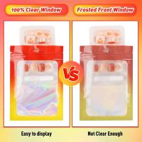 China 3 X 4 Inches Food Storage Smell Proof Bags Meals Holographic Packaging Bags for sale