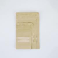 China Manufactures Selling Custom Size Kraft Stand Up Pouch Packaging With Zipper Lock for sale