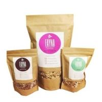 China Biodegradable Resealable Food Packaging With Window Kraft Paper Stand Up Pouch for sale