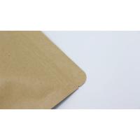 China Eco Friendly Flat Bottom Bag 3.5 Recyclable Tea Paper Sealed Ziplockk Bags For Packaging for sale
