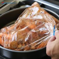 China High Temperature Resistance Nylon PET Turkey Oven Bags Large Turkey Roasting Bags for sale