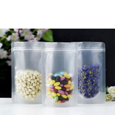 China Frosted Plastic Zipper Bag Made Craft Food Packaging  Printed Stand Up Pouch Bag for sale