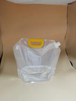 China VMPET Custom Printed Spout Pouch Bags Stand Up Drink Pouch Packaging Clear Wine Bag for sale