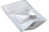 China Smell Proof Foil Mylar Resealable Pouch Laminated Packaging Bags With Clear Window for sale