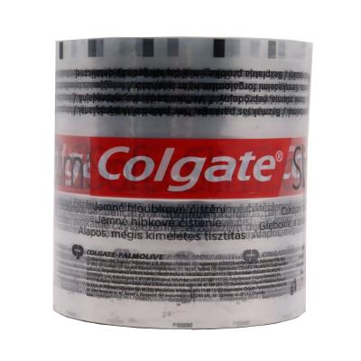China Gravure Printing Food Packaging Color Plastic Roll Film Plastic Cup Sealer Film Roll for sale