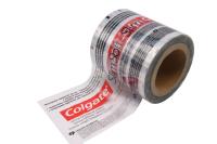 China Gravure Printing Food Packaging Color Plastic Roll Film Plastic Cup Sealer Film Roll for sale