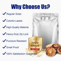 China Hot Seal Customized Printed Mylar Zipper Bags Die Cut Plastic Bags For Food Storage for sale