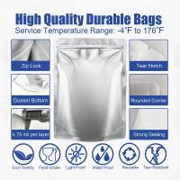 China Customized 5 Gallon Sealed Mylar Bags Chocolate Food Packaging Pouch With Zipper for sale