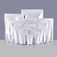 China Resealable Leakproof Silver Ziplockk Foil Bag Pouch Food Doypack Stand Up Pouches Bags for sale