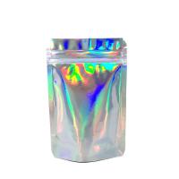 China Durable Eco Friendly Zip Pouch Food Packaging CMYK Holographic Stand Up Pouch for sale