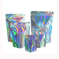 China Durable Eco Friendly Zip Pouch Food Packaging CMYK Holographic Stand Up Pouch for sale