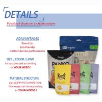 China BOPP VMPET Small Food Stand Up Pouch Bag Transparent Food Pouch With Zipper Lock for sale
