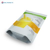 China Nutritional Waterproof Protein Powder Bag Pouching Bag With Zipper For Food for sale