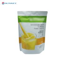 China Nutritional Waterproof Protein Powder Bag Pouching Bag With Zipper For Food for sale