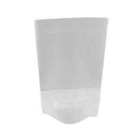 China CPP Customised White Mylar Bag Biodegradable Stand Up Pouch With Window for sale