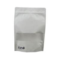 China CPP Customised White Mylar Bag Biodegradable Stand Up Pouch With Window for sale
