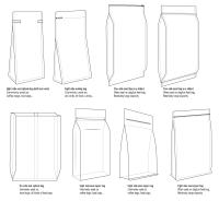 China CPP Customised White Mylar Bag Biodegradable Stand Up Pouch With Window for sale