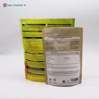 China Custom Printing Flat Bottom Laminated Food Packaging Poly Resealable Zipper Pouches for sale