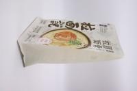 China Ziplockk Resealable Laminated Packaging Pouches Transparent Flat Bottom Standing Pouch for sale