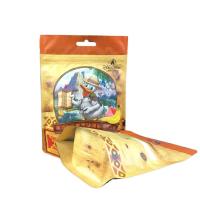China Flat Bottom Snack Stand Up Pouch VMPET Food Kraft Paper Bag for sale