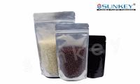 China PET AL Resealable Clear Custom Mylar Bag Food Packing Zipper Stand Up Pouch for sale