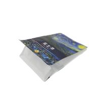 China LDPE Printed Colorful Frosted Stand Up Pouch 8 Side Seal Recyclable Pouch Food Packaging for sale