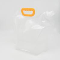 China LDPE Clear Resealable Drink Pouches Spout Plastic Drinking Water Transparent Liquid Bag for sale