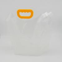 China LDPE Clear Resealable Drink Pouches Spout Plastic Drinking Water Transparent Liquid Bag for sale