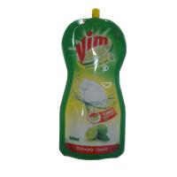 China Colorful Juice Reusable Adult Drink Pouches Compostable Spouted Liquid Stand Up Pouches for sale