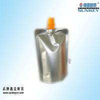 China Reusable Leak Proof Squeeze Drink Spout Pouch Bags Liquid Stand Up Pouch With Spout for sale