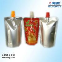 China Reusable Leak Proof Squeeze Drink Spout Pouch Bags Liquid Stand Up Pouch With Spout for sale