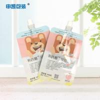 China PE Barrier Reusable Plastic Drink Pouches Plastic Pouch Bags For Liquids Spout Bag for sale