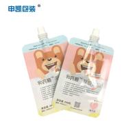 China PE Barrier Reusable Plastic Drink Pouches Plastic Pouch Bags For Liquids Spout Bag for sale