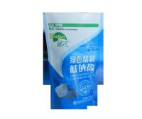 China Custom Printed Recyclable Stand Up Pouch Food Small Window Salt Bag Package for sale