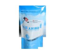 China Custom Printed Recyclable Stand Up Pouch Food Small Window Salt Bag Package for sale