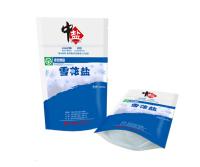 China Custom Printed Recyclable Stand Up Pouch Food Small Window Salt Bag Package for sale