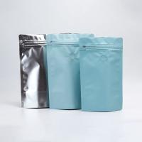 China Zipper Coffee Tea Packaging Matt Stand Up Pouch for sale