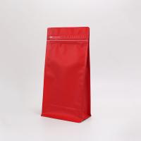 China Zipper Coffee Tea Packaging Matt Stand Up Pouch for sale