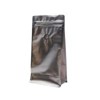 China Zipper Coffee Tea Packaging Matt Stand Up Pouch for sale
