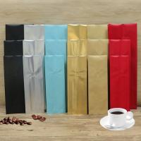 China Custom Logo Printed Stand Up Coffee Tea Packaging Coffee Bean Bags With Valve for sale