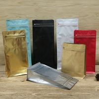 China Custom Logo Printed Stand Up Coffee Tea Packaging Coffee Bean Bags With Valve for sale