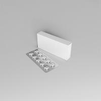China 13mm Deep Blister Packaging Tray 6 Cold Seal Cards Pill Blister Pack Cold Seal for sale
