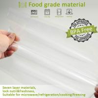 China Transparent PA PE Plastic Vacuum Rice Bag Rice Brick Bag Large Vacuum Seal Bags Food for sale