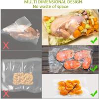 China Transparent PA PE Plastic Vacuum Rice Bag Rice Brick Bag Large Vacuum Seal Bags Food for sale