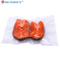 China Custom Printed PA PE Vacuum Sealer Bags Mesh Food Storage Vacuum Bag for sale