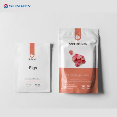 China Custom Printed Food Garde Laminated Food Packaging Candy Aluminum Foil Ziplockk Bag for sale