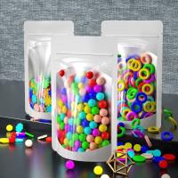 China Daily Life Party Smell Proof Packaging Foil Pouch With Clear Window Food Storage for sale