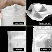 China Daily Life Party Smell Proof Packaging Foil Pouch With Clear Window Food Storage for sale