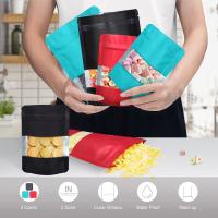China Daily Life Party Smell Proof Packaging Foil Pouch With Clear Window Food Storage for sale